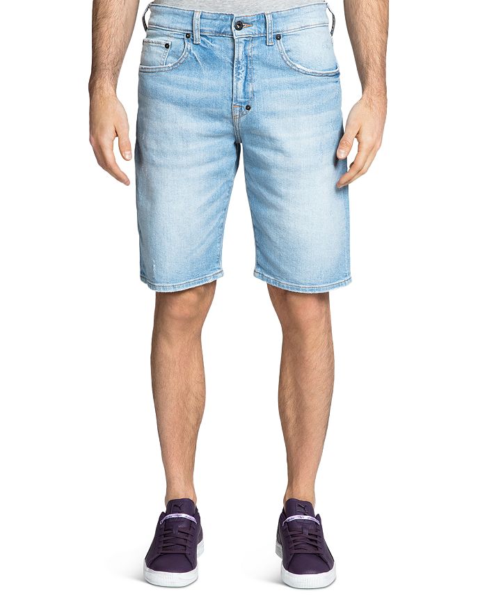 PRPS Torque Regular Fit Denim Shorts in Light Wash | Bloomingdale's