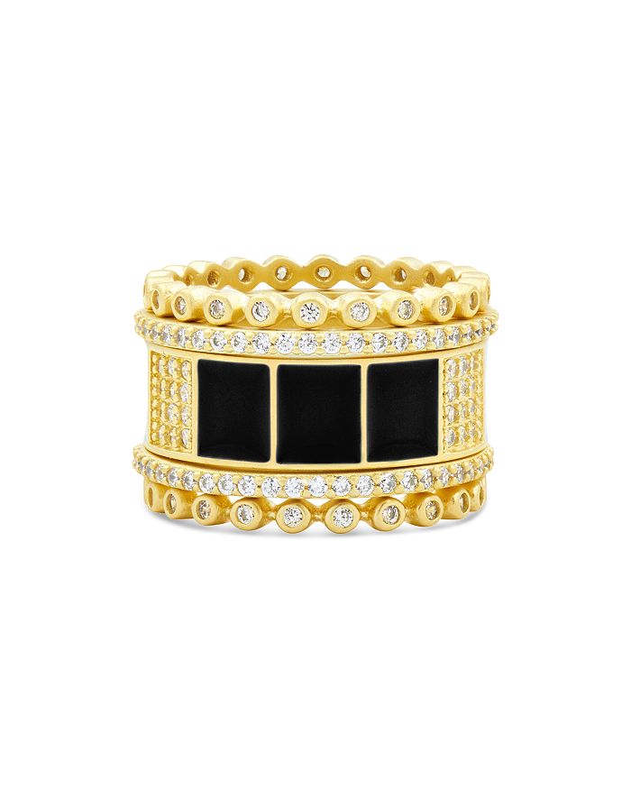 Freida Rothman Harmony Ring in 14K Gold-Plated Sterling Silver ...
