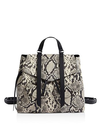 ALLSAINTS Sliver Snake Print Backpack | Bloomingdale's