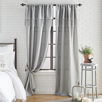 Peri Home Roxy Solid Rod Pocket Curtain Panel, 50" x 84" | Bloomingdale's