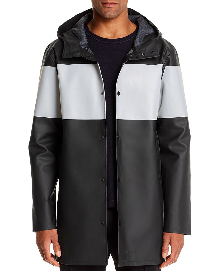 Stutterheim Stockholm Reflective Stripe Rain Jacket | Bloomingdale's