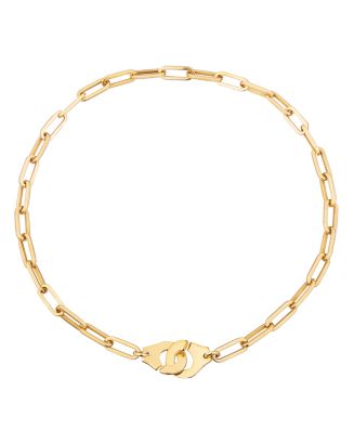 Dinh Van 18K Yellow Gold Menottes Chain Link Necklace, 17.5 ...