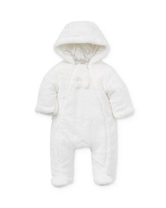 Little Me Girls' Faux Fur Pram Suit - baby | Bloomingdale's