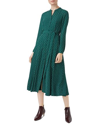 HOBBS LONDON Tarini Polka Dot Shirt Dress | Bloomingdale's