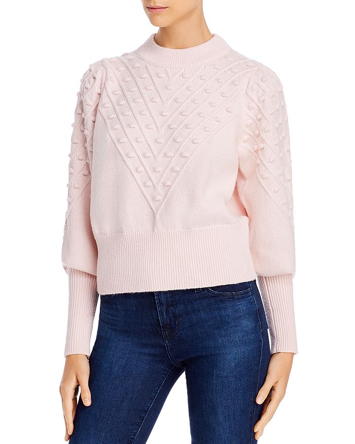 FRENCH CONNECTION Bobble Knits Cropped Popcorn Sweater | Bloomingdale's