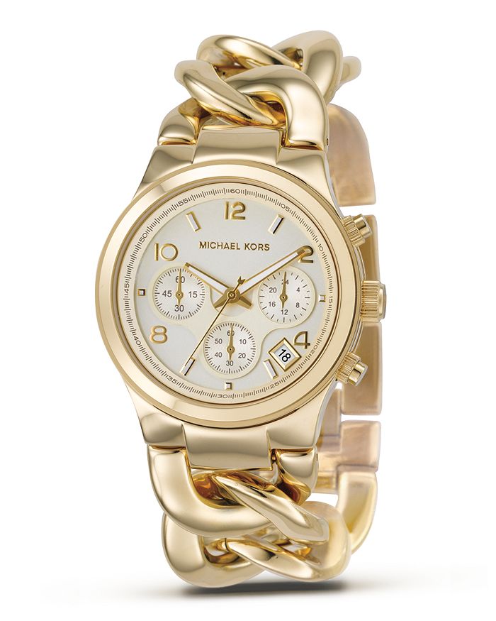 Michael Kors Stainless Steel Chronograph Watch, 38 mm | Bloomingdale's
