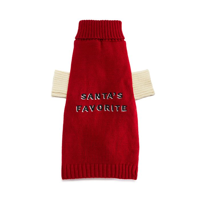 Max Bone Santa's Favorite Dog Sweater | Bloomingdale's