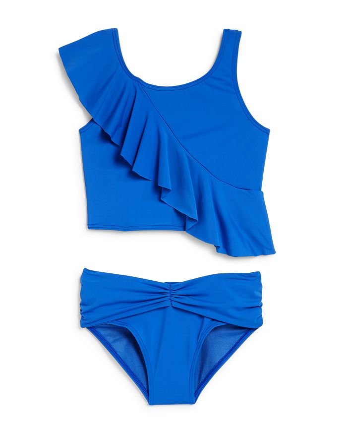 Habitual Kids Girls' Joelle Ruffled Two-Piece Swimsuit - Little Kid ...