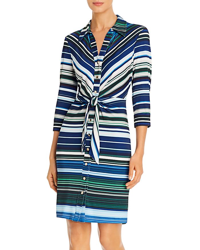 T Tahari Striped Shirt Dress | Bloomingdale's