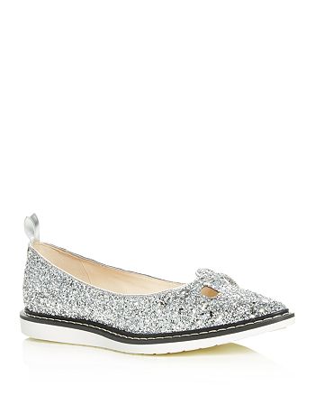 MARC JACOBS MARC JACOBS Women's The Mouse Shoe Glitter Pointed-Toe ...