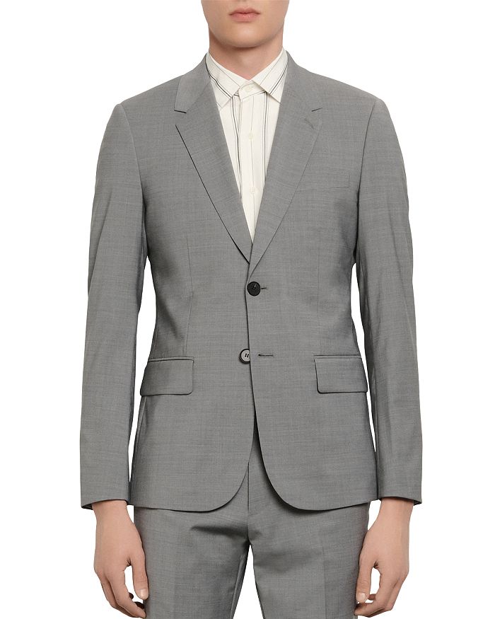 Sandro Slim-Fit Light Gray Suit Jacket | Bloomingdale's