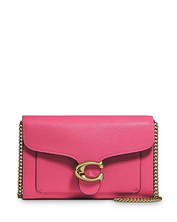 COACH Tabby Mini Leather Chain Clutch | Bloomingdale's