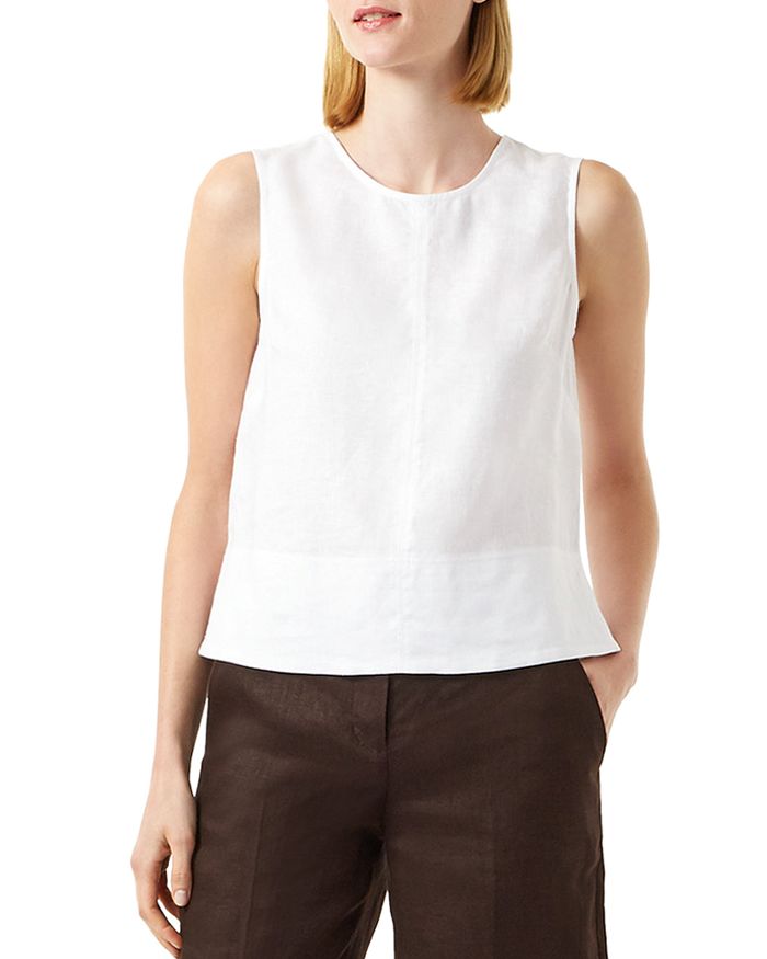 HOBBS LONDON Linen Halle Top | Bloomingdale's
