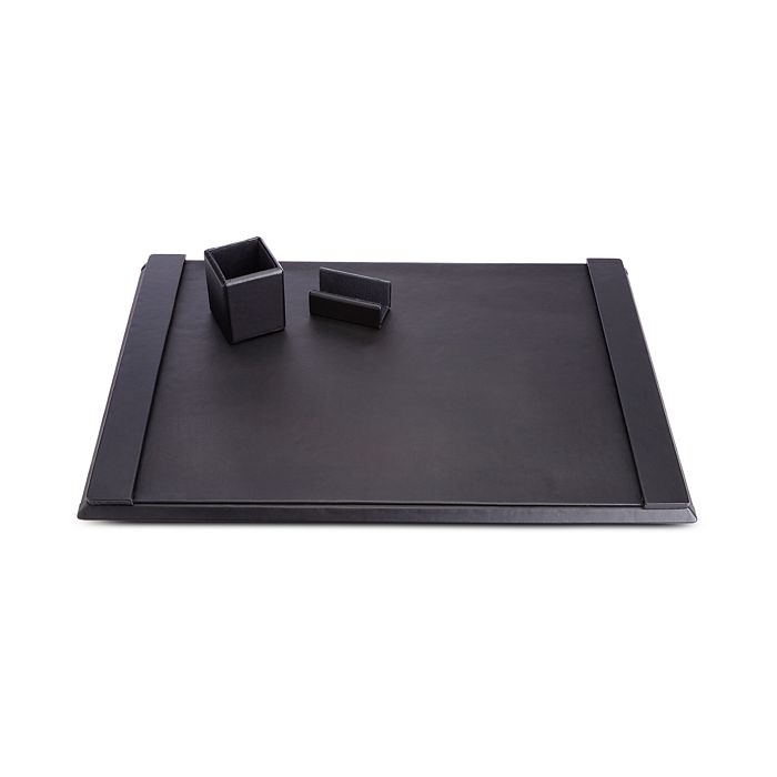 ROYCE New York 3 Pc. Suede Lined Executive Desk Accessory Set ...