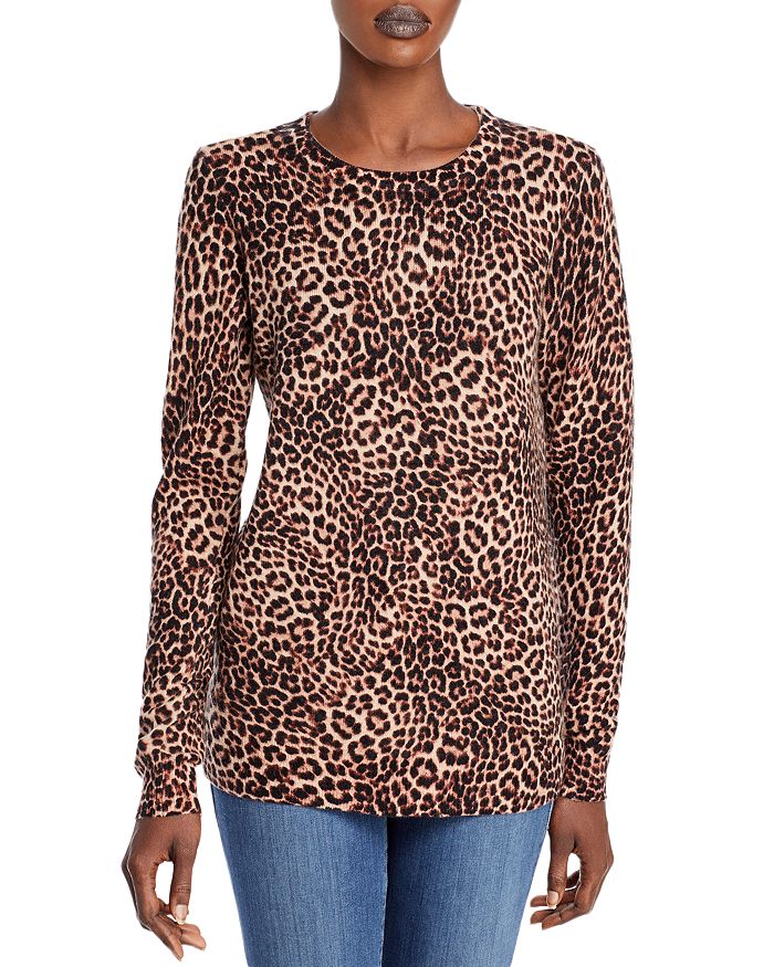 C by Bloomingdale's Leopard Print Cashmere Sweater - 100% Exclusive ...