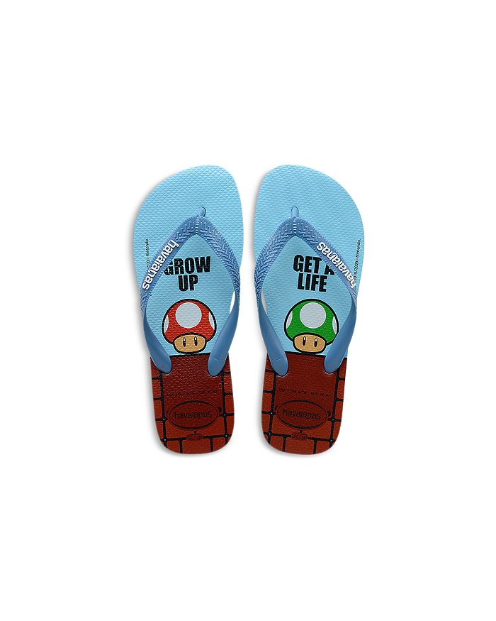 havaianas Boys' Mario Bros Flip Flops - Toddler, Little Kid ...