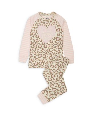 Hatley Girls' Leopard Print Cotton Pajamas - Little Kid, Big Kid ...