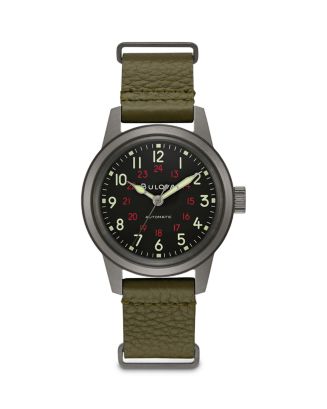 Bulova Military Watch, 38mm | Bloomingdale's