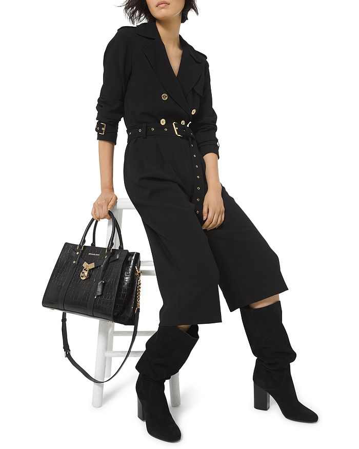 MICHAEL Michael Kors Double Breasted Cropped Jumpsuit | Bloomingdale's