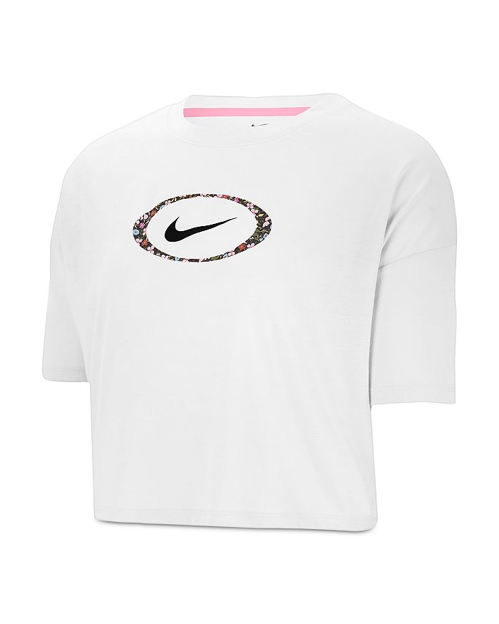 Nike Cropped Logo T Shirt | Bloomingdale's