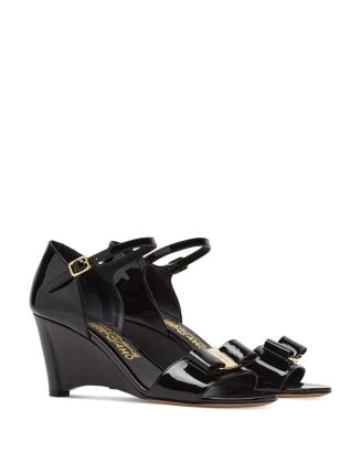 Salvatore Ferragamo Women's Ankle Strap Wedge Sandals | Bloomingdale's