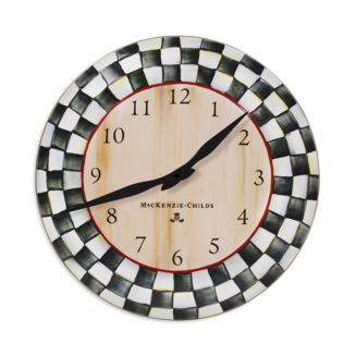 MacKenzie-Childs Courtly Check Clock | Bloomingdale's