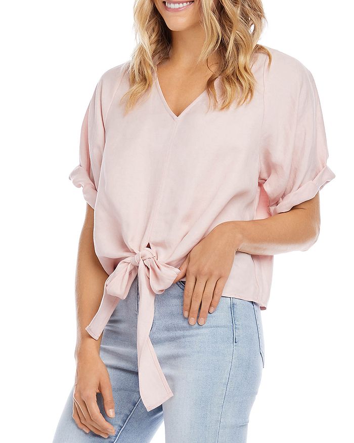 Karen Kane Tie Front Top | Bloomingdale's