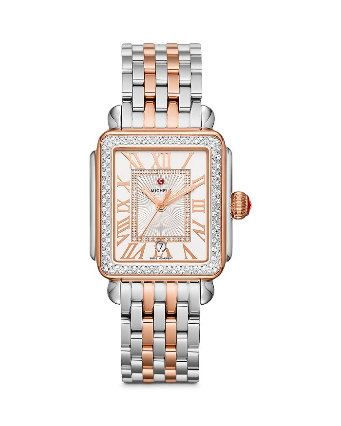 MICHELE Deco Madison Watch, 33mm | Bloomingdale's