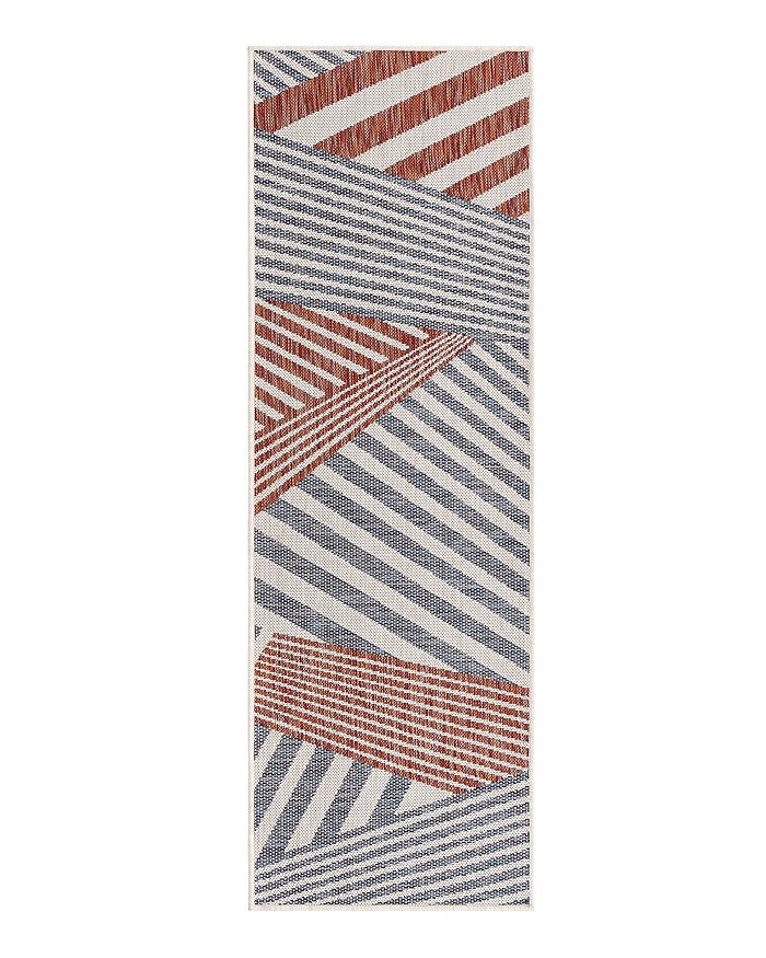 Jill Zarin Jill Zarin Outdoor Americana Runner Area Rug, 2' x 8 ...