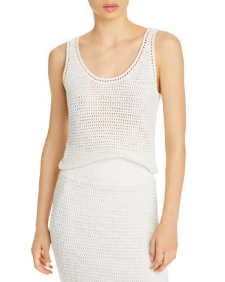 AQUA Knit Tank Top - 100% Exclusive | Bloomingdale's