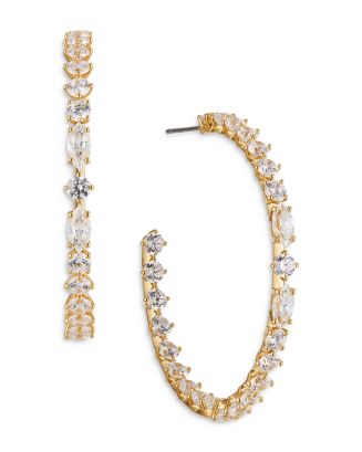 Nadri Prima Large Hoop Earrings | Bloomingdale's