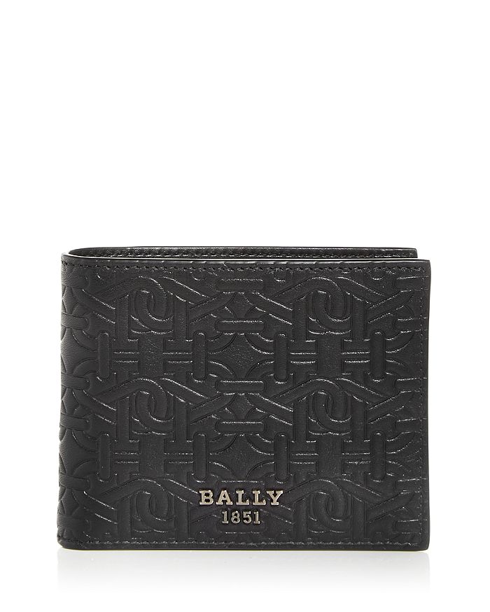 Bally Logo Embossed Leather Bifold Wallet | Bloomingdale's