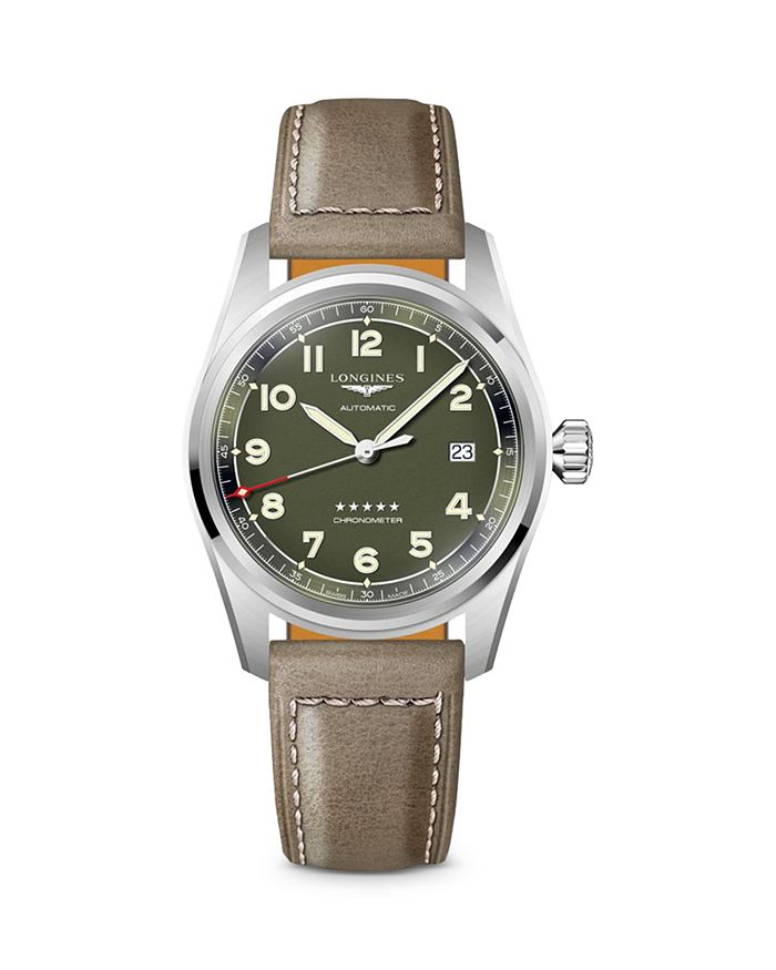 Longines Spirit Green Watch, 40mm | Bloomingdale's