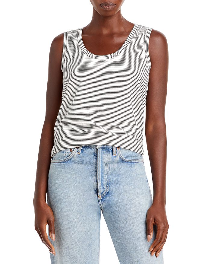 Theory Striped Easy Tank | Bloomingdale's
