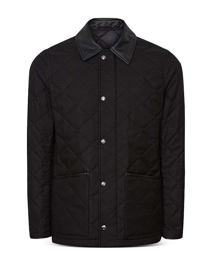 REISS County Quilted Zipper Jacket | Bloomingdale's