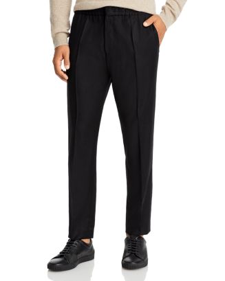 HUGO Howard Wool Blend Flannel Tailored Jogger Pants | Bloomingdale's