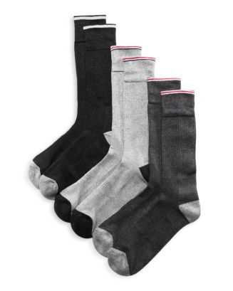 The Men's Store at Bloomingdale's Contrast Tipping Crew Socks, Pack of ...