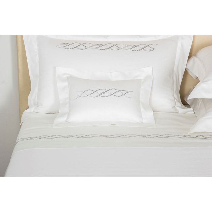 Frette Pearls Embroidery Boudoir Sham | Bloomingdale's
