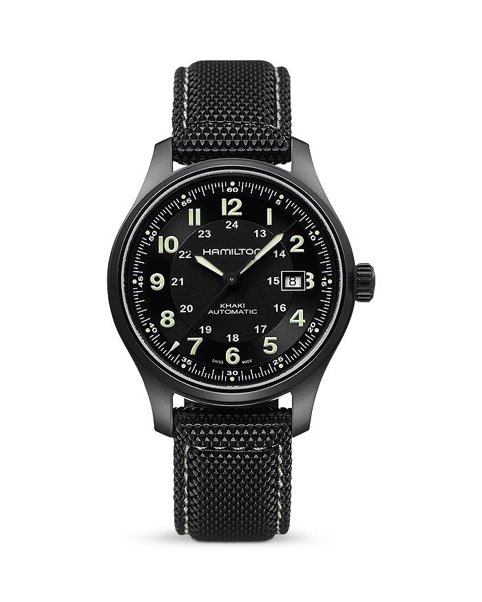 Hamilton Titanium Khaki Field Watch, 42mm | Bloomingdale's