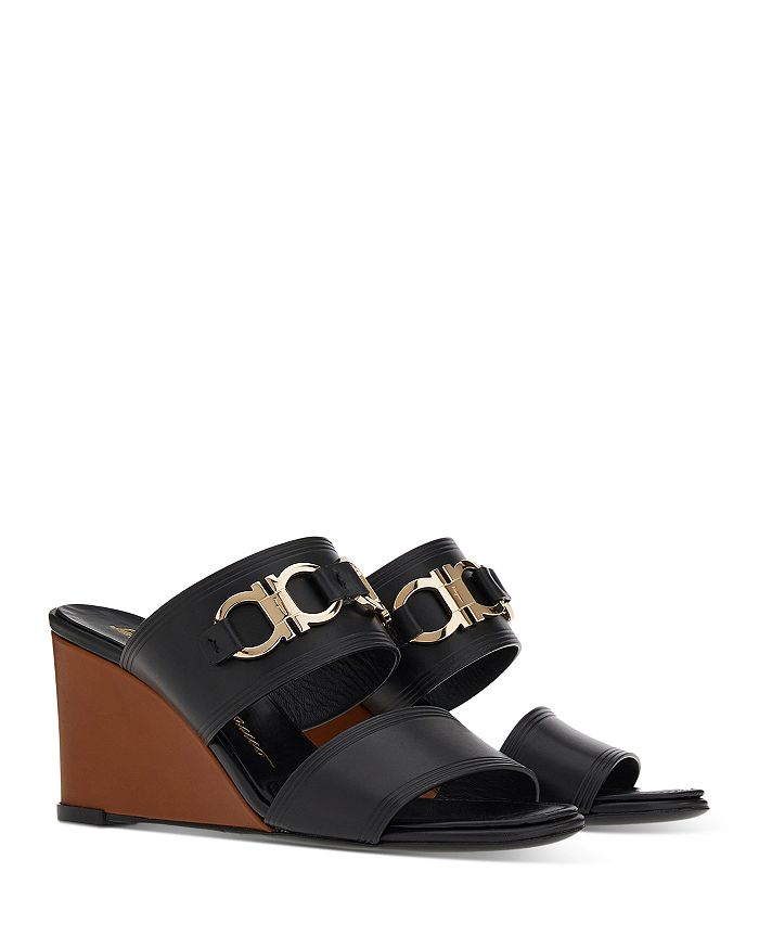 Salvatore Ferragamo Women's Slip On Wedge Sandals | Bloomingdale's
