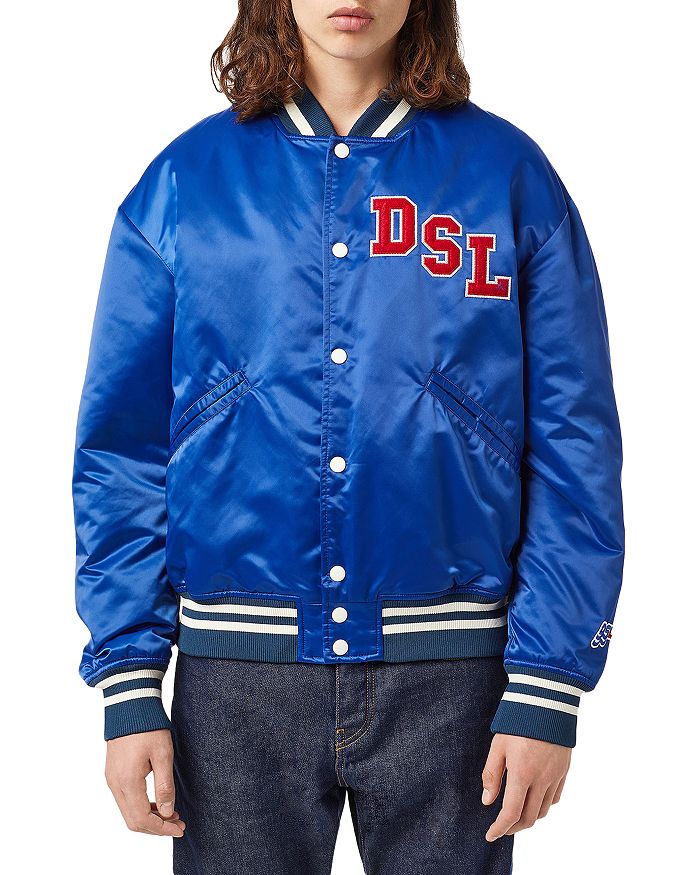 Diesel Satin Baseball Jacket | Bloomingdale's