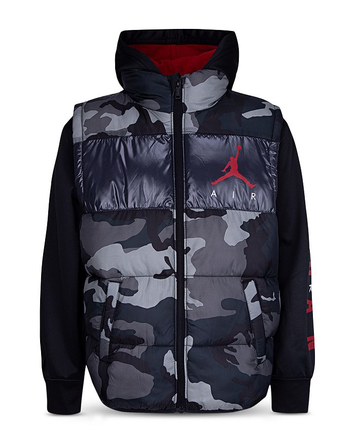 JORDAN Boys' Jordan Layered Look Jacket - Big Kid | Bloomingdale's