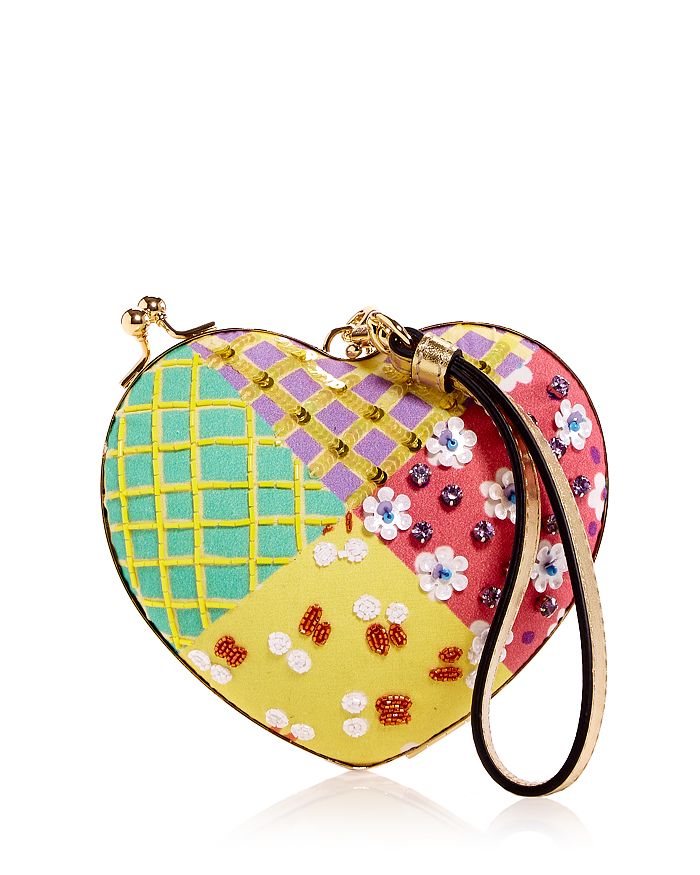 Moschino Embellished Patchwork Heart Crossbody | Bloomingdale's