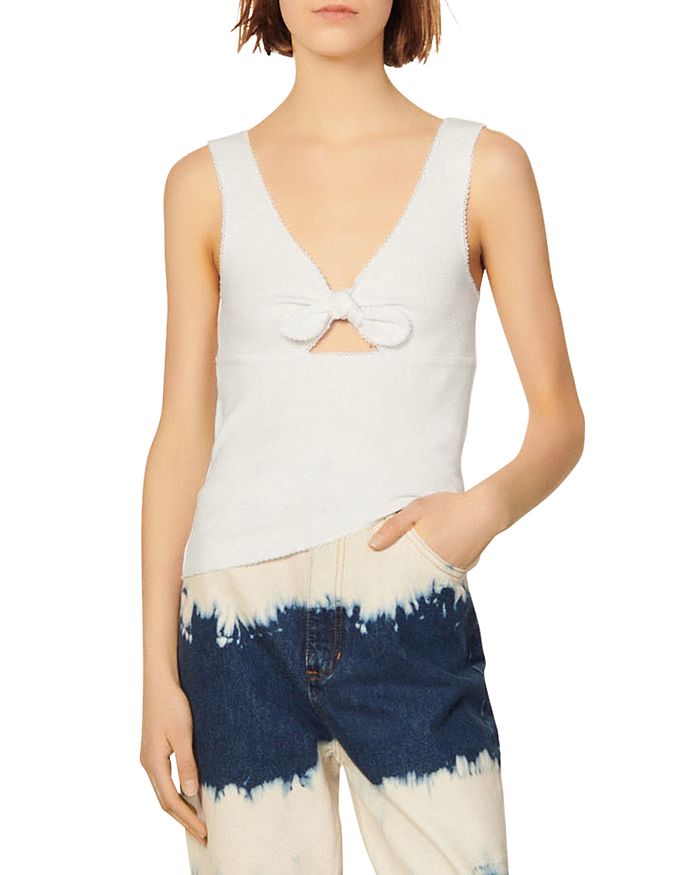 Sandro Tayron Knit Tank Top | Bloomingdale's