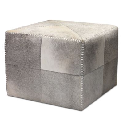 Click here for Jamie Young Hair on Hide Large Ottoman prices