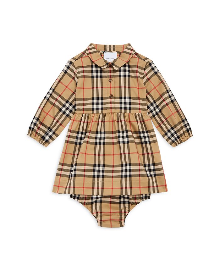 Burberry Girls' Olivetta Vintage Check Dress & Bloomers Set - Baby | Bloomingdale's