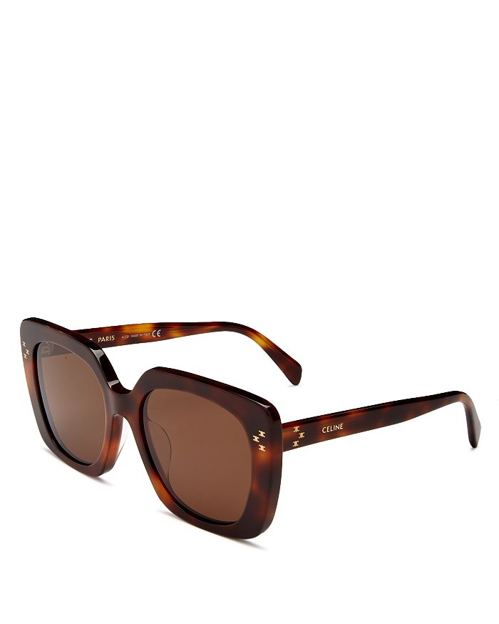 CELINE Square Sunglasses, 55mm | Bloomingdale's
