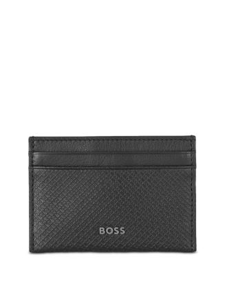 BOSS Hugo Boss City Deco Leather Card Case | Bloomingdale's
