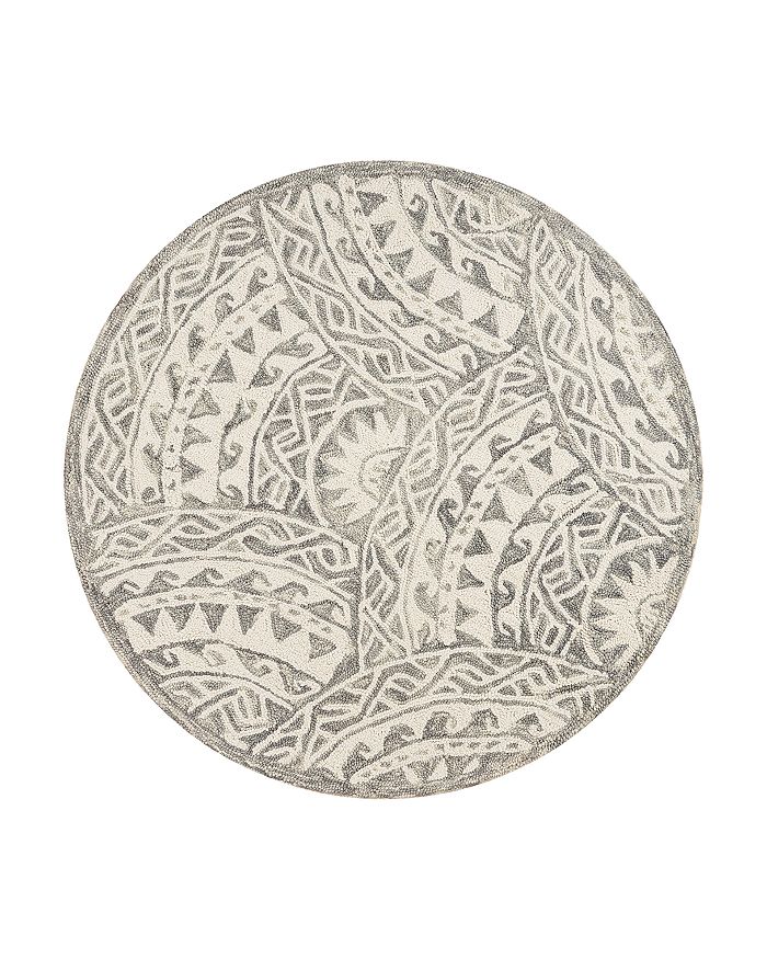 LR Home Radiance Geometric Waves Round Area Rug Collection | Bloomingdale's