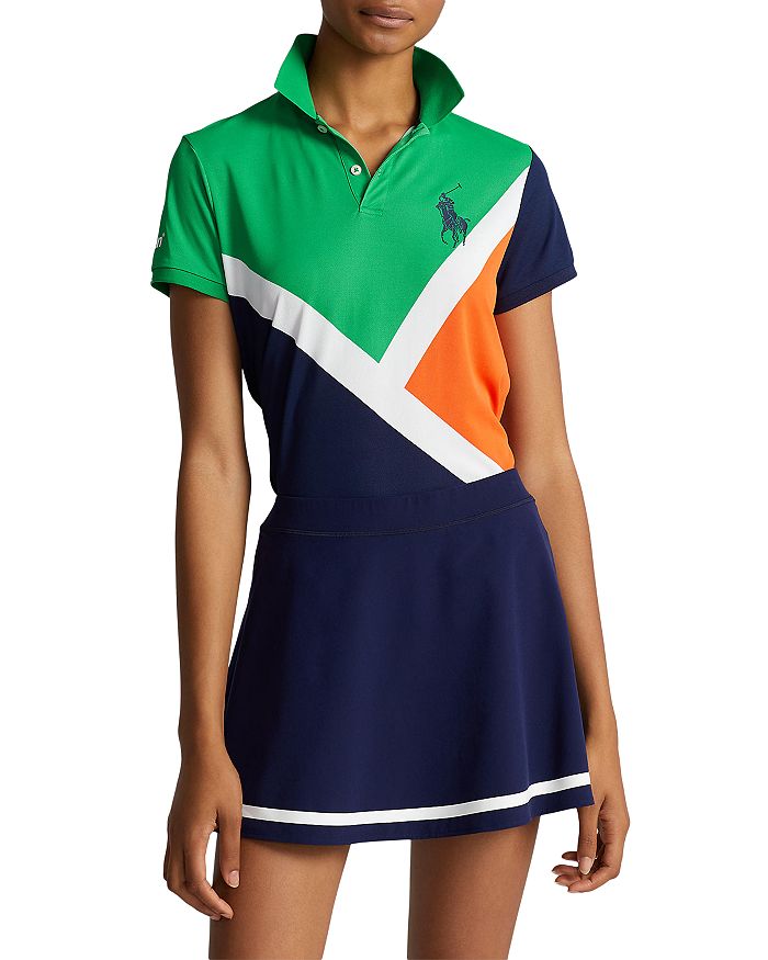 Ralph Lauren Ball Girl Colorblocked Polo Top | Bloomingdale's